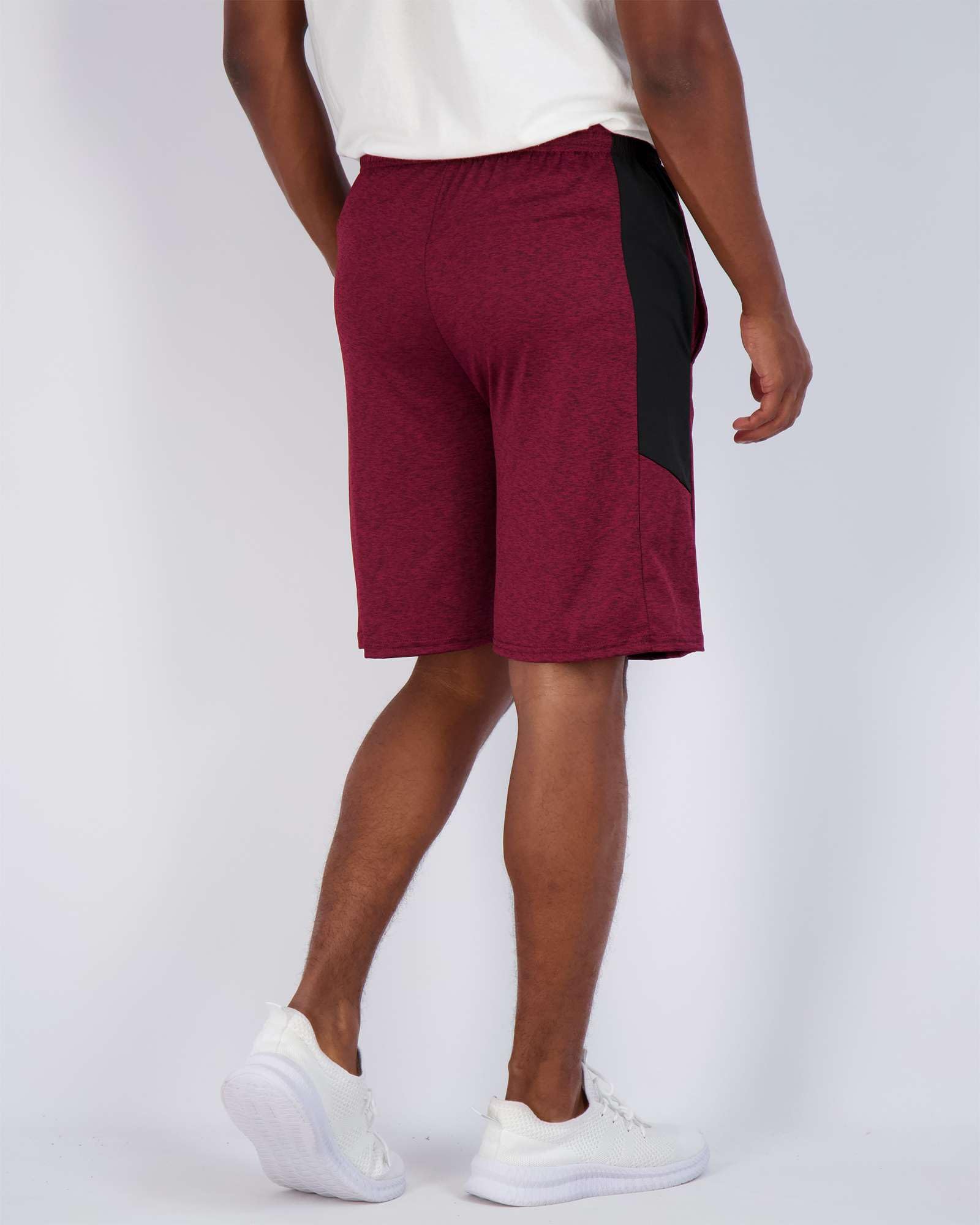 5 Pack Men’s Active Quick Dry Fit Short Pockets Athletic Running Gym Basketball Workout Activewear Sports Men, Set 2, M, Pack of 5