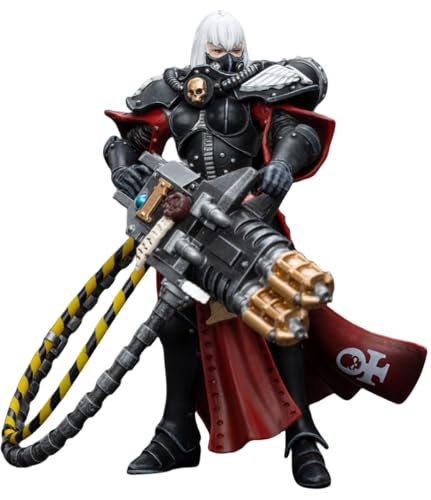 HiPlay JoyToy Warhammer 40K Collectible Figure: Adepta Sororitas Retributor with Heavy Flamer 1:18 Scale Action Figures JT8131 (Heavy Flamer JT8131)