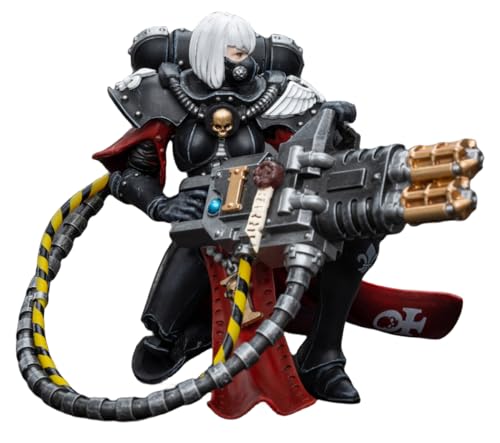 HiPlay JoyToy Warhammer 40K Collectible Figure: Adepta Sororitas Retributor with Heavy Flamer 1:18 Scale Action Figures JT8131 (Heavy Flamer JT8131)