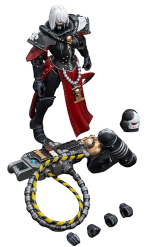 HiPlay JoyToy Warhammer 40K Collectible Figure: Adepta Sororitas Retributor with Heavy Flamer 1:18 Scale Action Figures JT8131 (Heavy Flamer JT8131)