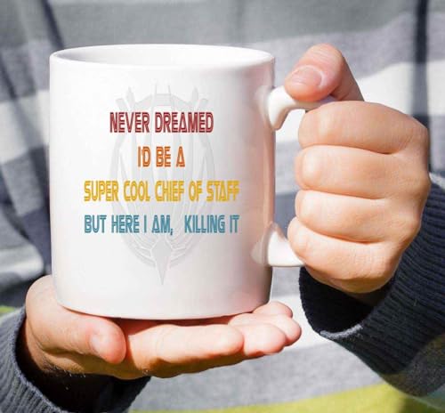 Staff Member Gift - Killing It - Grey Multicolor Unisex Sweat - Ideal Chief Of Staff 11 Oz White Ceramic Coffee Mug