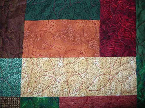 Full Line Stencil - Meandering Leaves - Edge to Edge Stencil, Continuous Line Template for Free Motion Quilting, Long-Arm Quilting (30430)