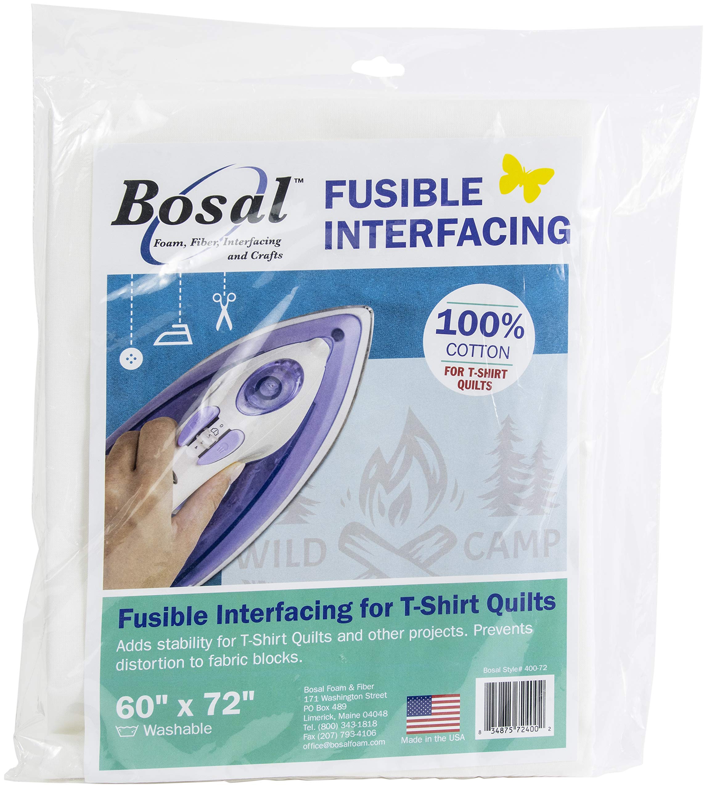 Bosal Foam & Fiber Bosal Fusible Interfacing for T-shirt Quilts