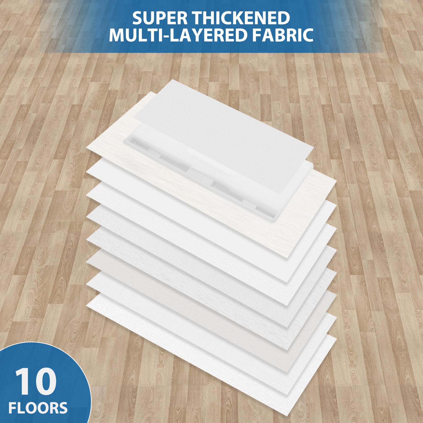 Aoydr 20 Pcs Disposable Mop Pads Compatible with Shark Vacmop VM252 VM250 VM200 VM190 Mop Pad Refills for Shark VM252