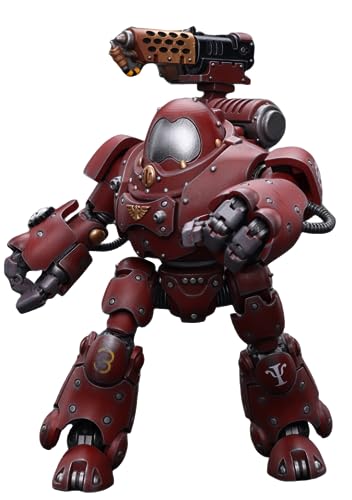HiPlay JoyToy Warhammer 40K Collectible Figure: Adeptus Mechanicus Kastelan Robot with Incendine Combustor 1:18 Scale Action Figures (JT7738)