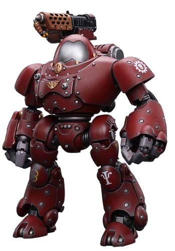 HiPlay JoyToy Warhammer 40K Collectible Figure: Adeptus Mechanicus Kastelan Robot with Incendine Combustor 1:18 Scale Action Figures (JT7738)