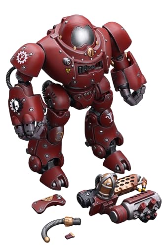 HiPlay JoyToy Warhammer 40K Collectible Figure: Adeptus Mechanicus Kastelan Robot with Incendine Combustor 1:18 Scale Action Figures (JT7738)