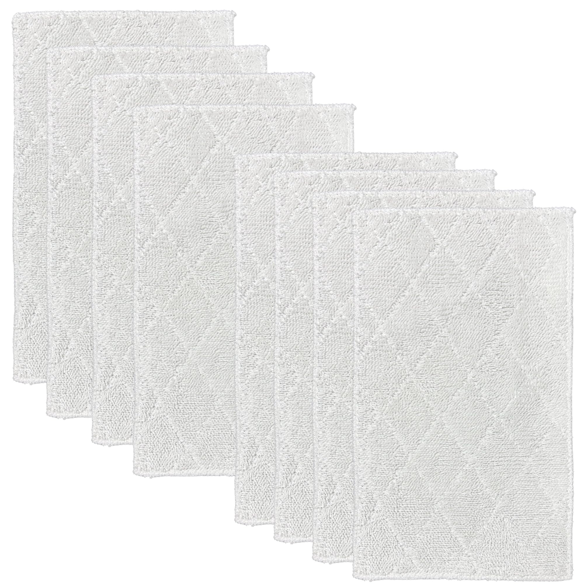 Light 'N' Easy Steam Mop Pads Replacement Reusable for S3601 S3101 S7326 7688ANB 7688ANW Floor Microfiber Cleaning Cloths(8 Pack)