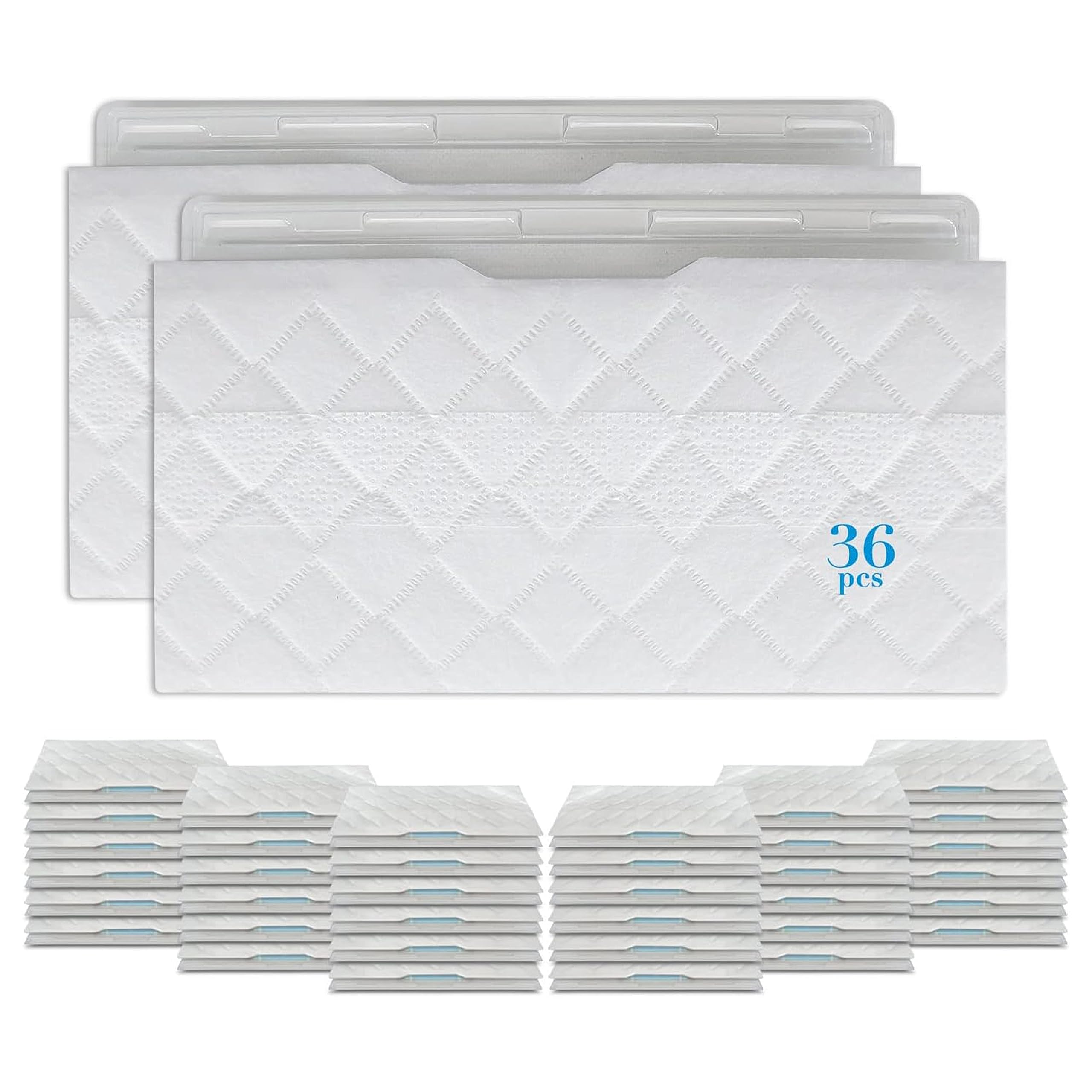 36 Count Disposable Replacement Mop Pad Refills Compatible with Shark Vacmop Pro VM252 VM250 VM200