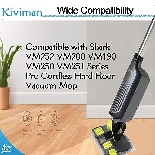Kiviman 20 PCS Disposable Mop Pads Compatible with Shark Vacmop VM252 VM250 VM200 VM190 Mop Pad Refills for Shark VM252