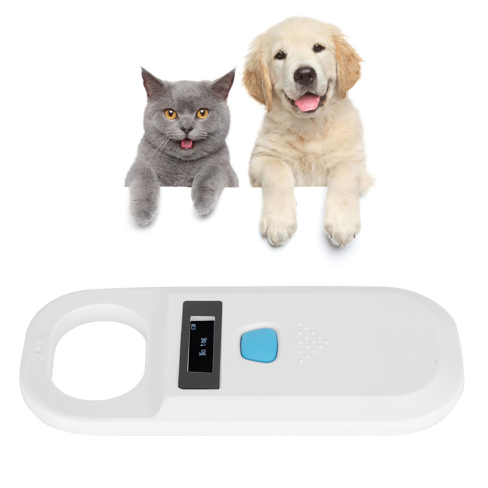 Pet Microchip Scanner, Animal Handheld Reader Pet ID Scanner for Animal Pet Dog Cat Pig Horse Poultry Management