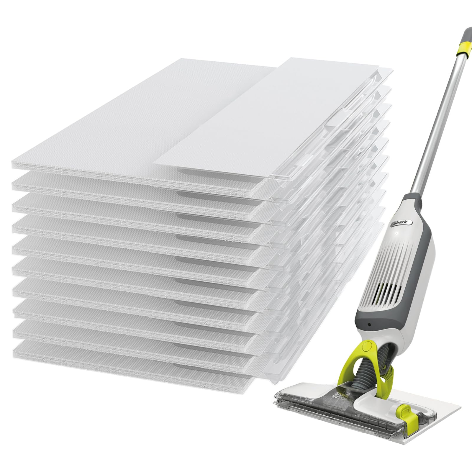 Replacement Pads Compatible with Shark VACMOP VM200 VM250 VM252 Vac Mop Pads Refills, Disposable ,Thickness,10 Pack