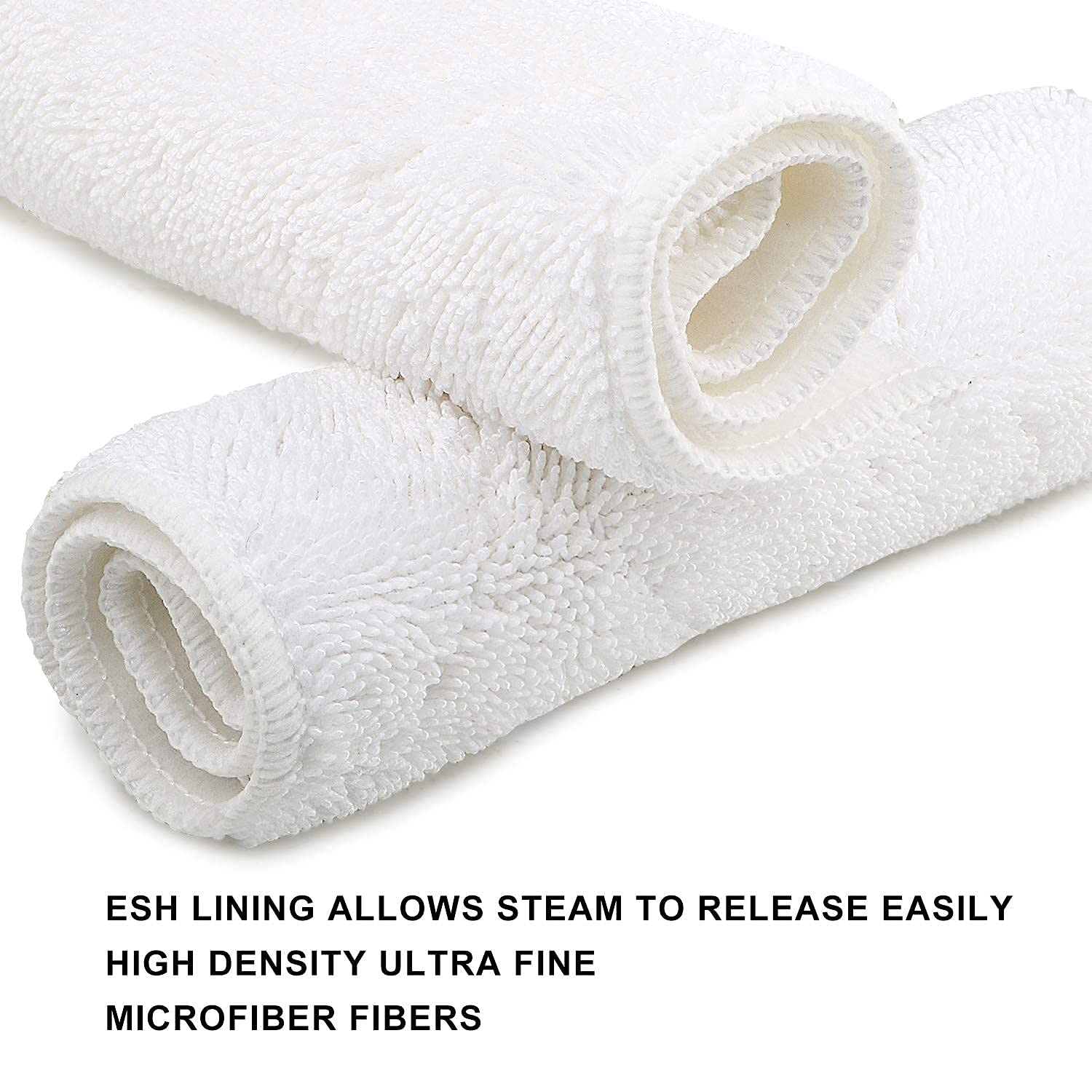 VCLENA Cleaning Mop pad Replacement Pads for Light N Easy S301 S3601 S3101 S7326 7688ANB 7688ANW 7618ANB 7618ANW Floor Steam Cleaner 7 Pack