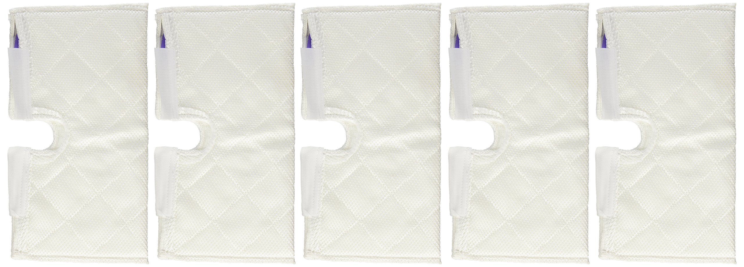 ESC TM Standard Size (12.5" X 7.5") Steam Mop Replacement Pocket Pads for Erop-pro Shark S3501 S3601 S3901 Se450 (5, Standard 12.5" x 7.5")