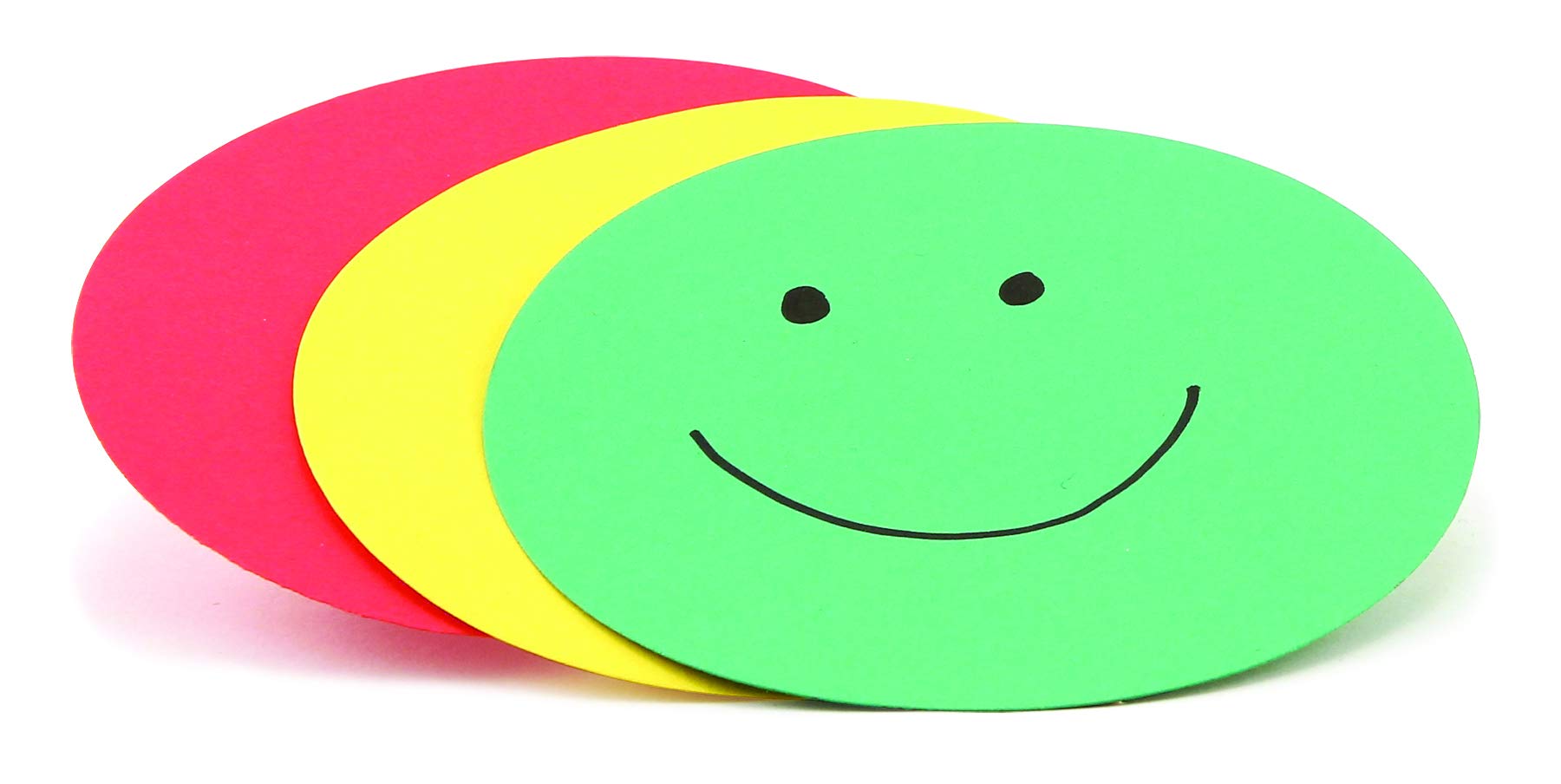 Hygloss Behavior Cards - Motivational for Students & Kids - Red, Yellow & Green Incentive Cards for Classroom - Early Childhood Education Material - Pocket Chart Cards - 5” Circles - Pack of 75