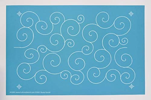 Hancy Creations 45001 Curls and Swirls Full Line Stencils