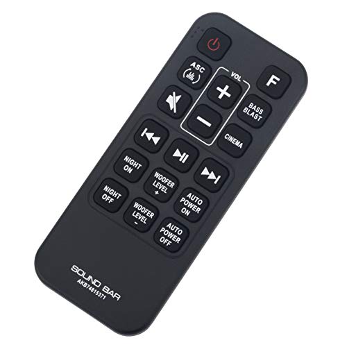AKB74815371 Replace Remote Control fit for LG Sound Bar Speaker System SJ3 SJ4 SPJ4B-W SK4D SL3D SPH4B-W Soundbar SPJ4BW SPH4BW