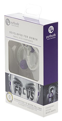 Yurbuds Focus Women's Sport Earbuds, Purple