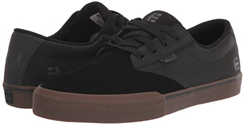 Etnies Men's Jameson Vulc Skate Shoe, Black/Gum, 9.5
