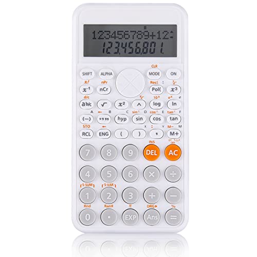 EooCoo 2-Line Standard Scientific Calculator, Cute Desk Accessories, Portable and Cute School Office Supplies, Suitable for Primary School to College Student Use