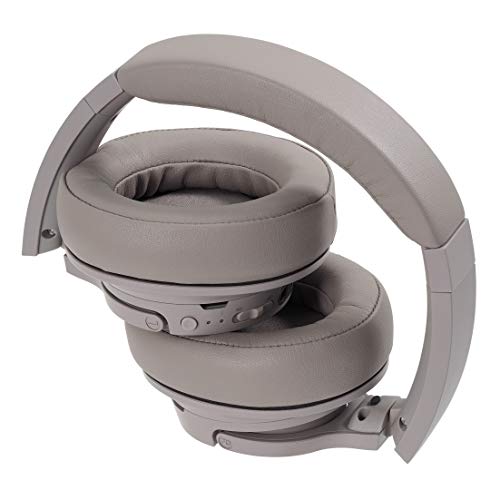 Audio-Technica ATH-SR50BT Bluetooth Wireless Over-Ear Headphones, Brown-gray