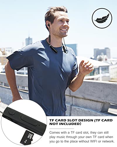 OINMELY 150Hours Playtime Bluetooth Neckband Headphones V5.0 Wireless Headset Sport Earbuds w/Mic Playtime Cordless Noise-Canceling Earphones for Gym Running Compatible with iOS Samsung Android