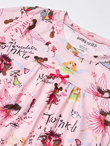 Books to Bed Girl's Long Sleeve Printed Nightgown, Twinkle, 3 Years