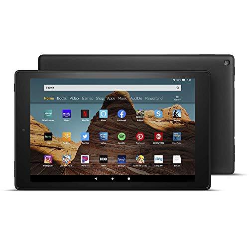 Certified Refurbished Fire HD 10 Tablet (10.1" 1080p full HD display, 32 GB) – Black (2019 Release)