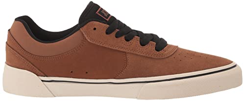 Etnies Men's Joslin Vulc Low Top Skate Shoe, Brown/Black, 12