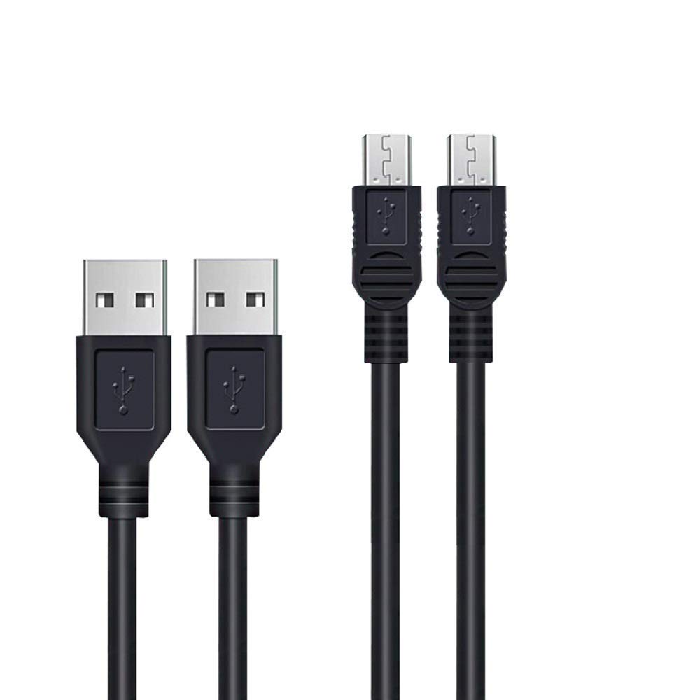 TPLTECH Power Charger for TI-84 Plus CE Graphing Calculator,TI 84 Plus C Silver Edition Calculator AC Adapter-2PCS 5Ft Charging Cable