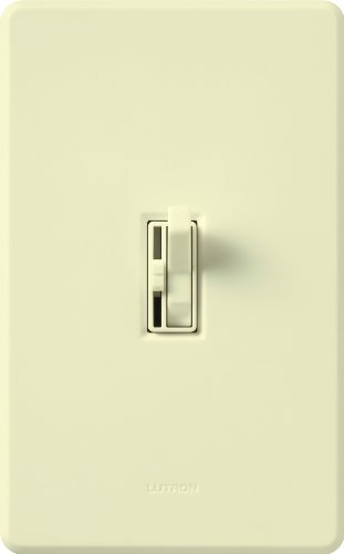 Lutron Toggler Fan Control, Single-Pole, AYFSQ-F-LA, Light Almond