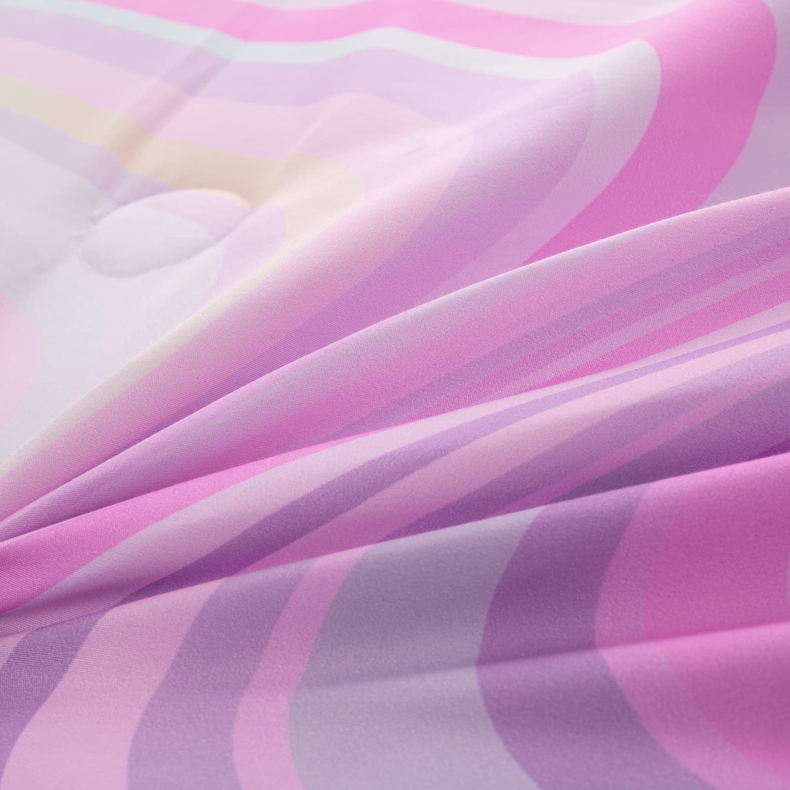 Bodhi Twin Size Comforter Set - 5 PCS Bed in A Bag Pink Bedding Comforter Sheet Set for Kids, Girls Bedding Set