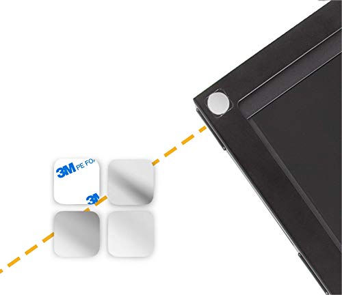 SideTrak Slide Metal Plates for Laptop - Add On/Replacement Plates Only - Compatible with SideTrak Portable Monitor - 2 Sets of Metal Plates (8 Plates Total)