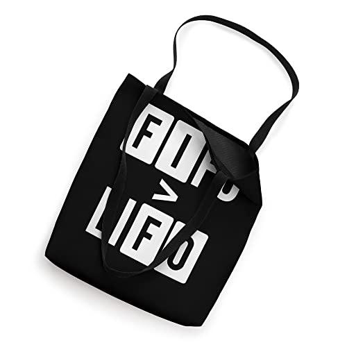 FIFO LIFO Math Accountant Finance CPA Bookkeeper Funny Cute Tote Bag
