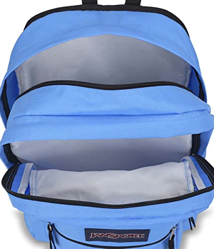 JanSport Laptop Backpack - Computer Bag with 2 Compartments, Ergonomic Shoulder Straps, 15” Laptop Sleeve, Haul Handle - Book Rucksack - Blue Neon