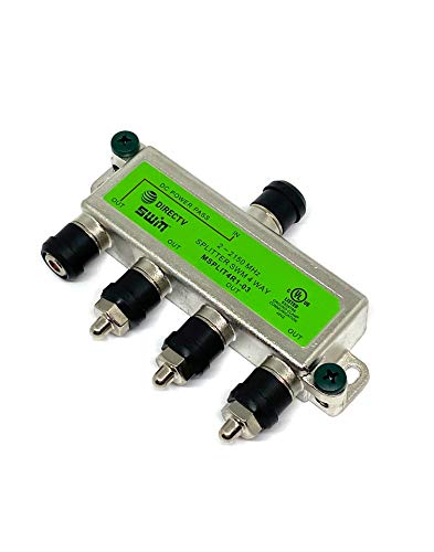 DirecTv MSPLIT4R1-03 Approved WNC 4-Way Wide Band SWM Splitter