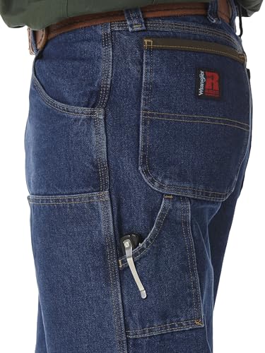 Wrangler Riggs Workwear Men's Big & Tall Utility Jean,Antique Indigo,46W x 34L