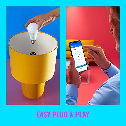 WiZ Connected 2-Pack Color 60W A19 Smart WiFi Light Bulb, 16 Million Colors, Compatible with Alexa and Google Home Assistant, No Hub Required, 2 Bulbs