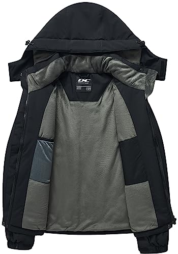 Diamond Candy Women's Waterproof Ski Jackets Warm Winter Snow Jacket Mountain Windbreaker Hooded Raincoat