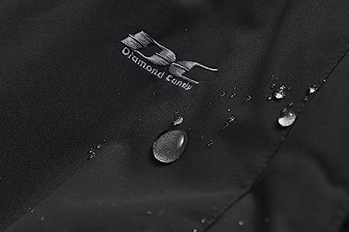 Diamond Candy Women's Waterproof Ski Jackets Warm Winter Snow Jacket Mountain Windbreaker Hooded Raincoat