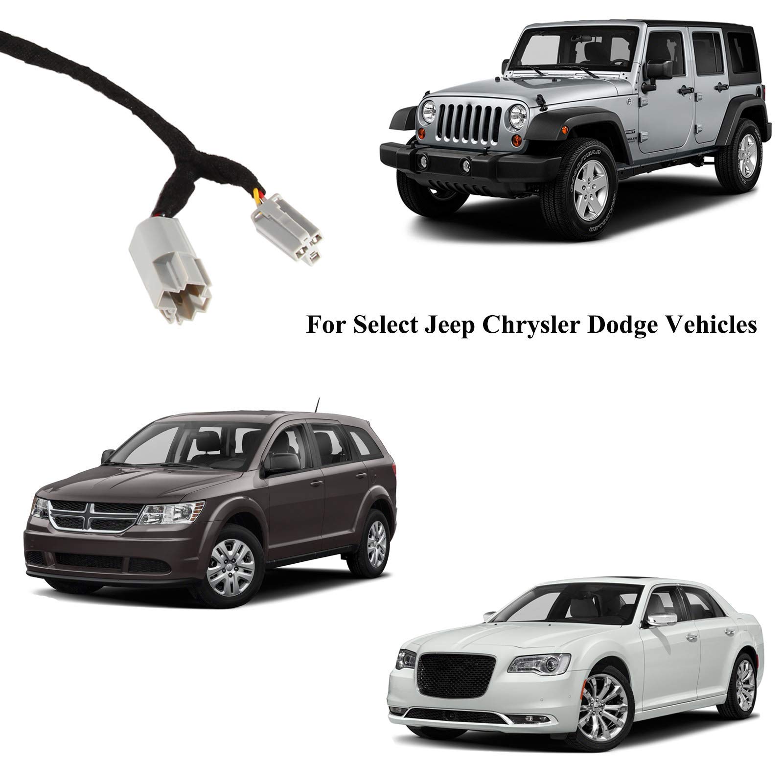RED WOLF 12V Power Outlet Adapter Compatible with 2000-2022 Chevy GMC Buick Cadillac Escalade Add Backup Camera Driving Detector Portable GPS 12V Power Supply Harness Socket