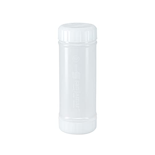 San Jamar Ez Kleen Plastic Sauce Bottle with Medium Valve for Thick Sauces and Relish, 16 Ounces, White