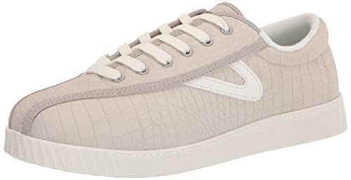 TRETORN Women's Nylite Plus Sneakers, Grey Croc, 9