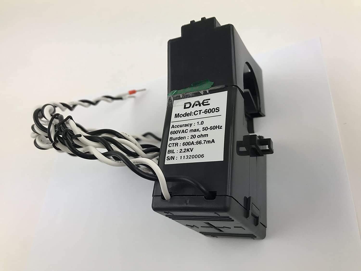 DAE P256-600 KIT, 600A, RS485, 277/480v, UL kWh Smart Submeter 3 Phase, 3 Split CTs (Inner Dia. 1.38 in)