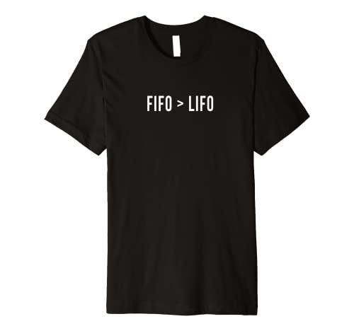 FIFO LIFO Math Accountant Finance CPA Bookkeeper Funny Cute Premium T-Shirt