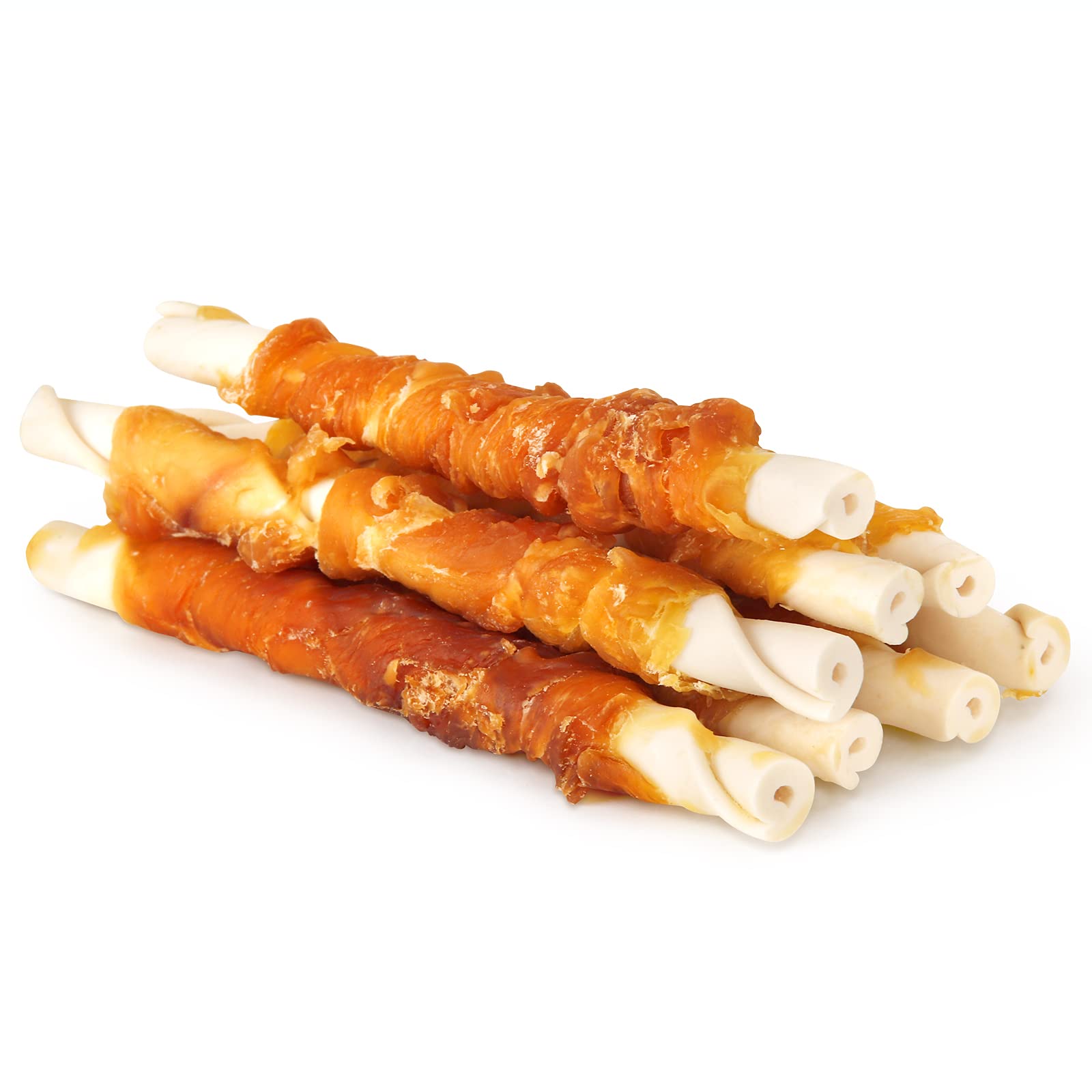 HealthyBones Chicken Breast Wrapped Natural Dog Treats for Chion and Other Small Mixed Breed Dogs, 36 Count
