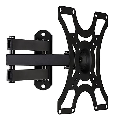 Mount-It! TV Wall Mount Bracket with Full Motion Arm Fits 13-42β Flat Screen TVs VESA 75, 100, 200, 55lb Weight Capacity WITH 15" EXTENSION