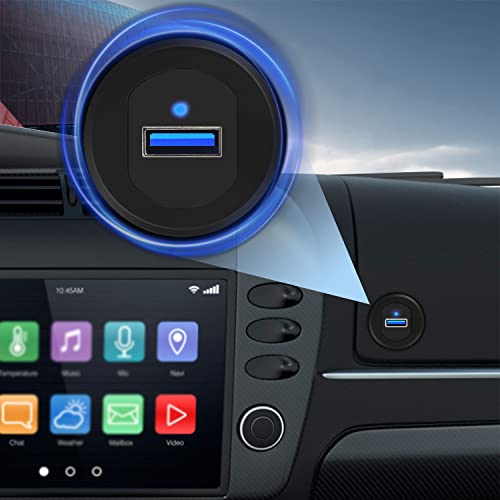 GOBGOD Single Port USB 3.0 Car Mount Flush Cable, USB3.0 Male to Female Extension for Car Truck Boat Motorcycle Dashboard Panel 3ft