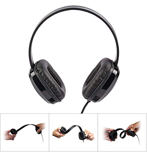Cyber Acoustics 3.5mm Stereo Headphones for PCs and Other 3.5mm Devices in The Office, Classroom or Home (ACM-6004)