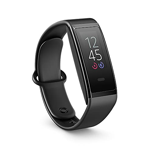 Amazon Halo View fitness tracker, with color display for at-a-glance access to heart rate, activity, and sleep tracking â Active Black â Medium/Large